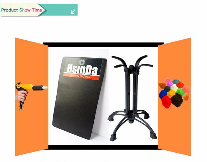 Black Polyester Coating Spray Sand Texture Finish