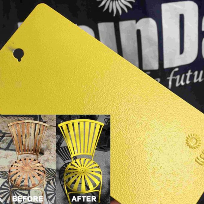 Hsinda Outdoor Yellow Sand Textured Powder Coating Finishes Super ...