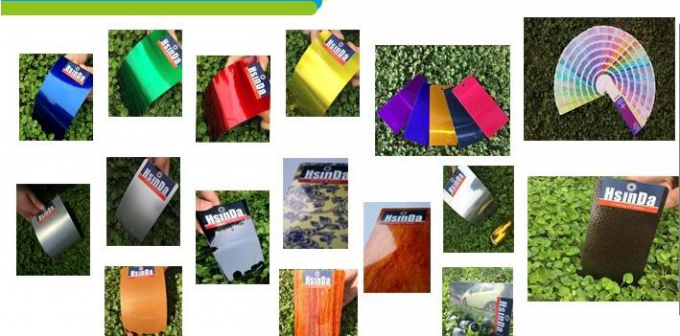 Red Leather Grain Textured Powder Coat Paint Hybird Epoxy Polyester ...