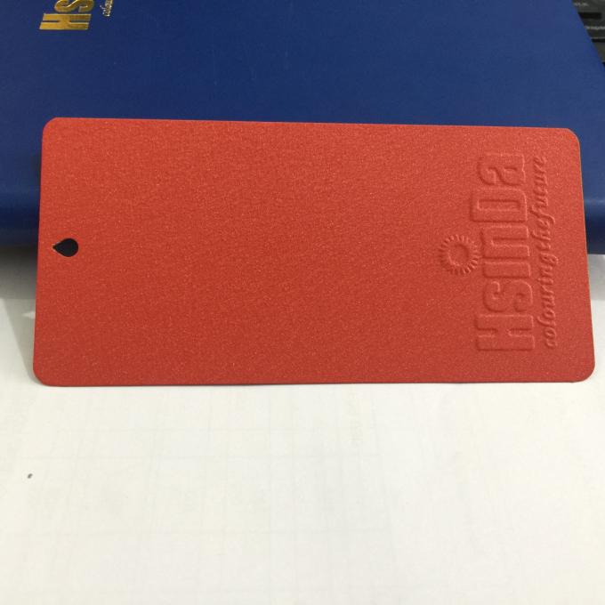 Red Leather Grain Textured Powder Coat Paint Hybird Epoxy Polyester ...