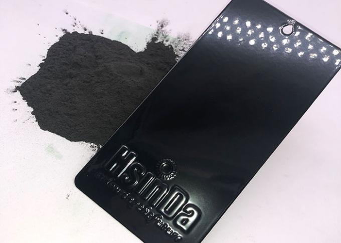 Ral 9005 Black Epoxy Polyester Powder Coating , Decorative Powder ...
