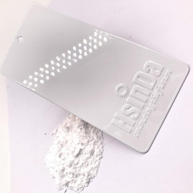 White Epoxy Polyester Thermoset Powder Coating RAL Color 9016 For 60 ...