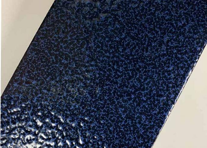 Blue Hammer Texture Thermosetting Outdoor Powder Coating Metallic Effect