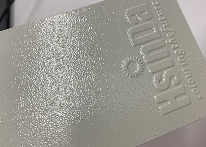 Electrostatic Solid Chrome Powder Coat Grey Fine Texture Powder Coating