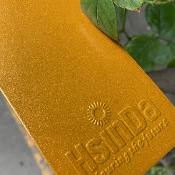 Metallic Gold Powder Coating , Powder Paint Furniture Coating