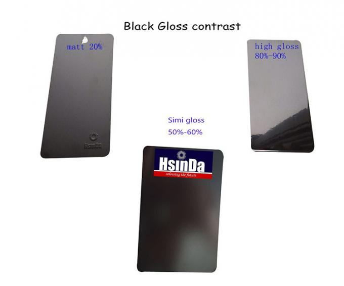 RAL9005 Satin Black Powder Coating Black Semi Gloss Powder Coating