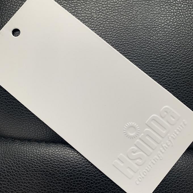 Hsinda RAL/PANTONE White Matt Smooth Polyester Powder Coating For ...