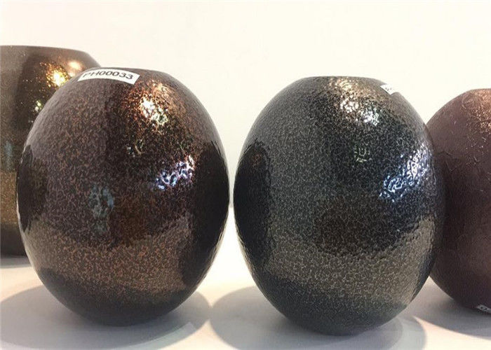 Particle Size Uniform Metallic Powder Coat , Gold Yellow Powder Coat ...