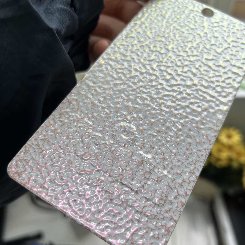 Color Shifting Colorful Hammer Texture Powder Coating Paint for Metal ...
