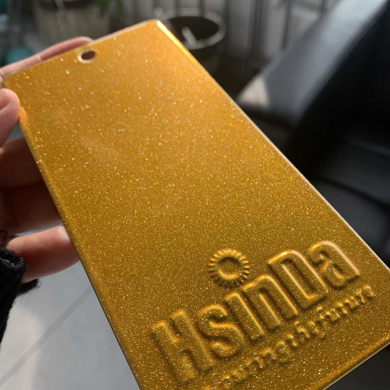 Chrome Gold Sparkle Metallic Electrostatic Powder Coating for Furniture ...