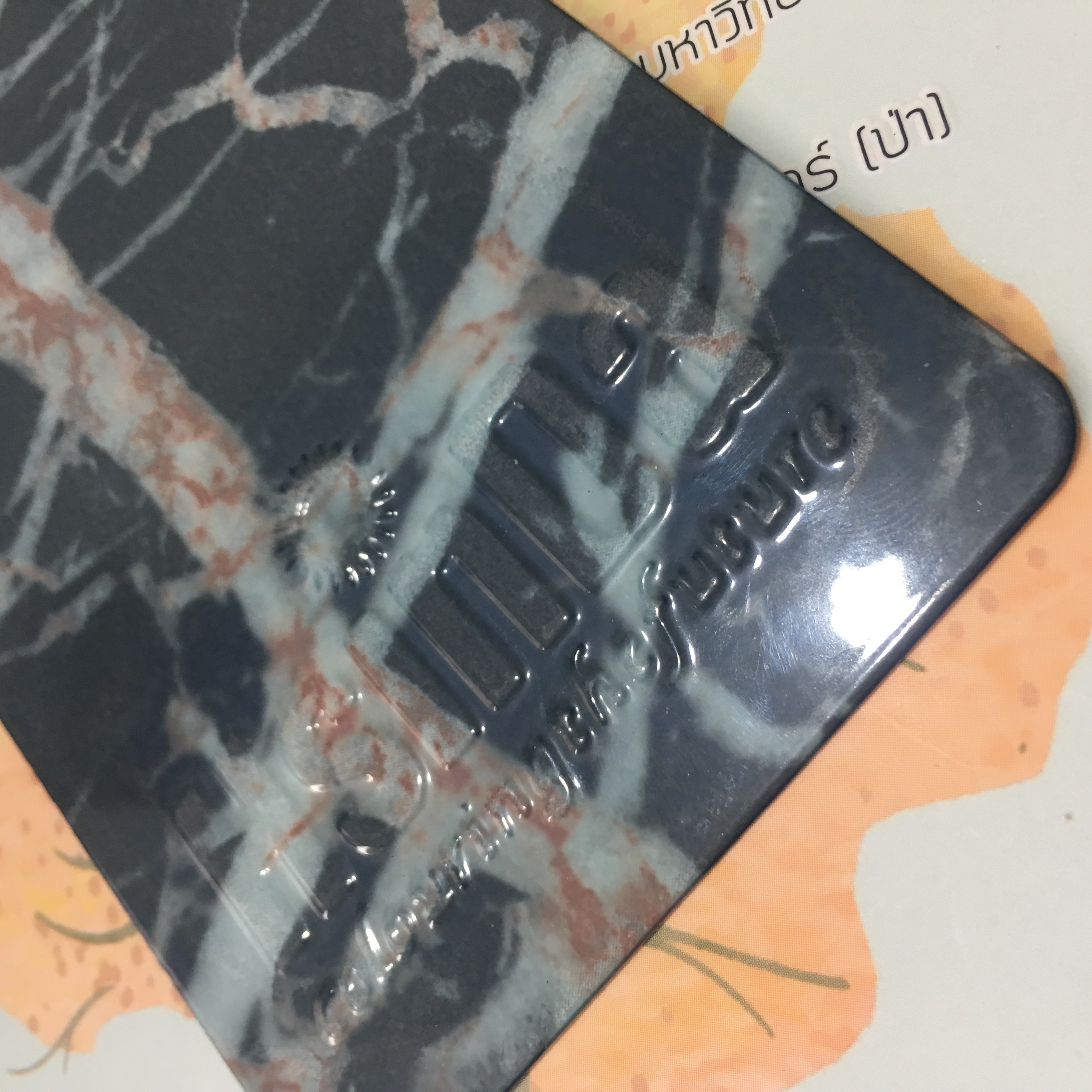 Skin Pattern Watermark Textured Powder Coat High Gloss Balck And White