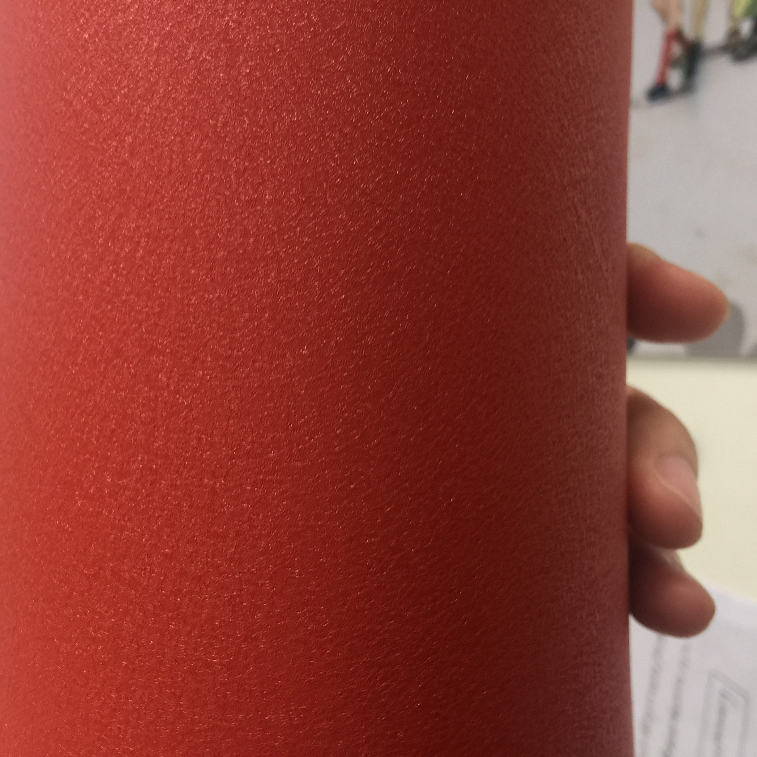 Red Leather Grain Effect Tgic Powder Coat Outdoor Polyester Powder Coating