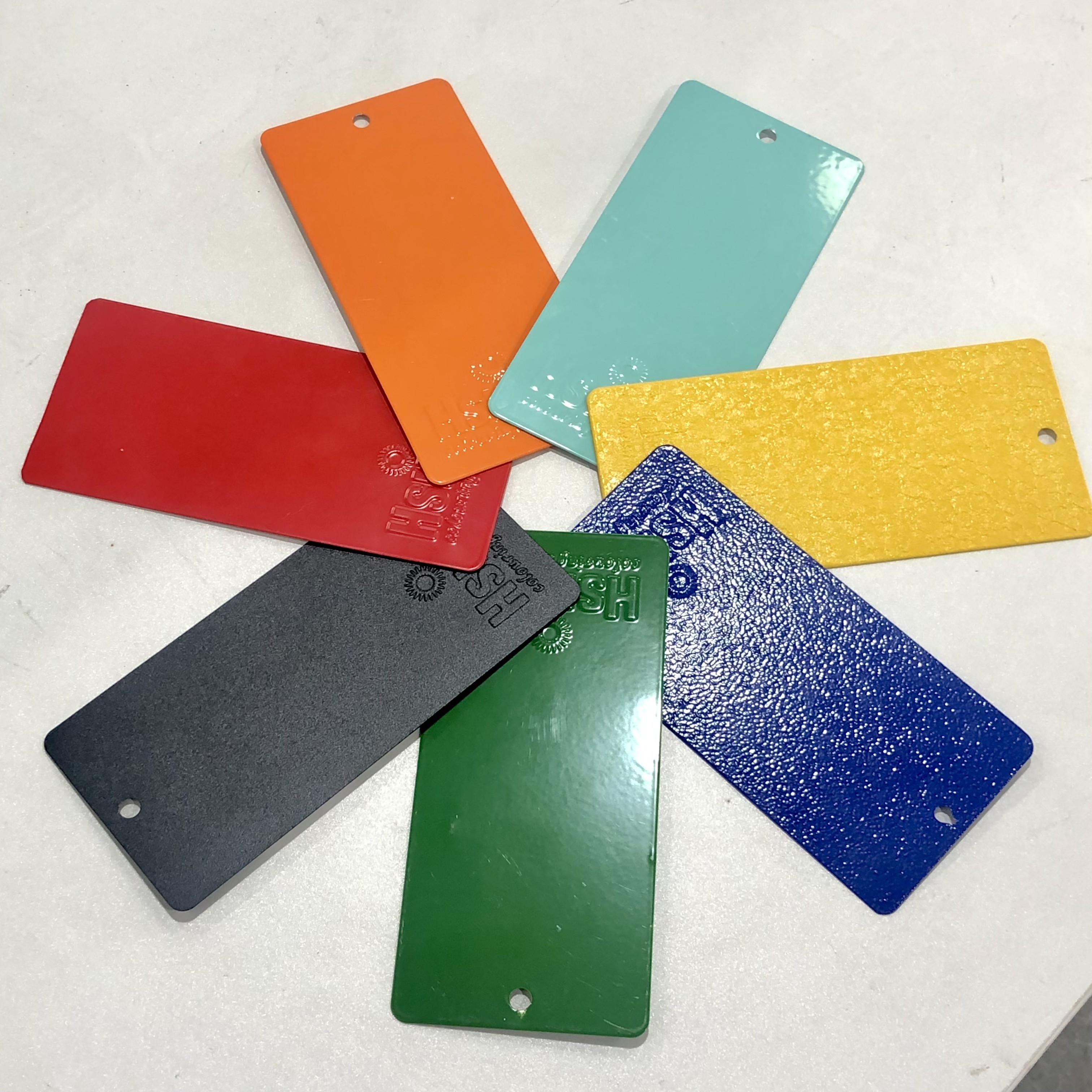 Orange Peel Wrinkle Finish Powder Coat Colors Corrosion Resistant