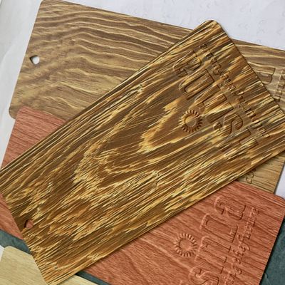 Wood Grain Transfer Powder Coating Aluminium Profile Windows Doors