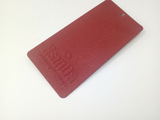 Red Sand Grain Textured Powder Coat Epoxy Polyester Resin Solid Hybrid ...