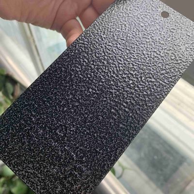 Silver Black Powder Coating Electrostatic Spray Hammer Texture Powder ...
