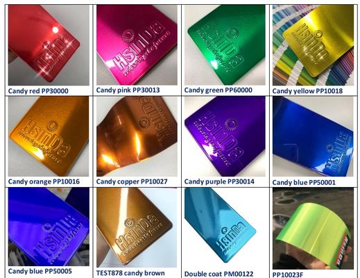 Hsinda Clear Transparent Candy Copper Electrostatic Spray Powder ...