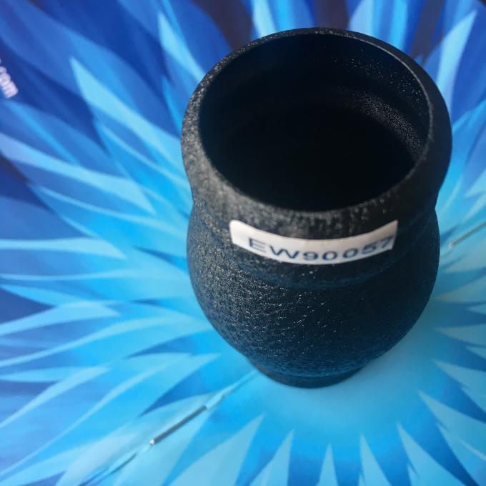 Black Color Sandy Powder Coating , Texture Electrostatic Spray Powder ...