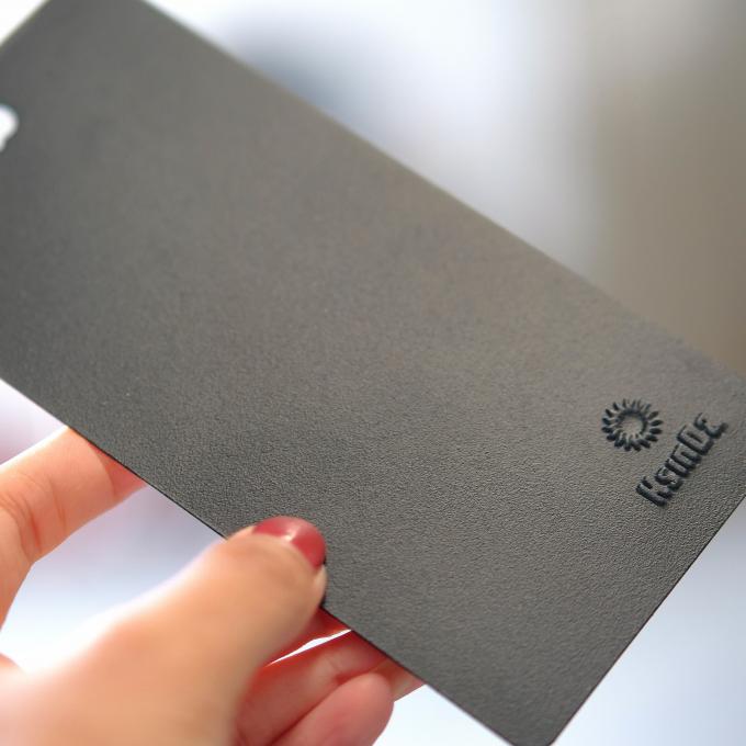 Black Color Sandy Powder Coating , Texture Electrostatic Spray Powder ...
